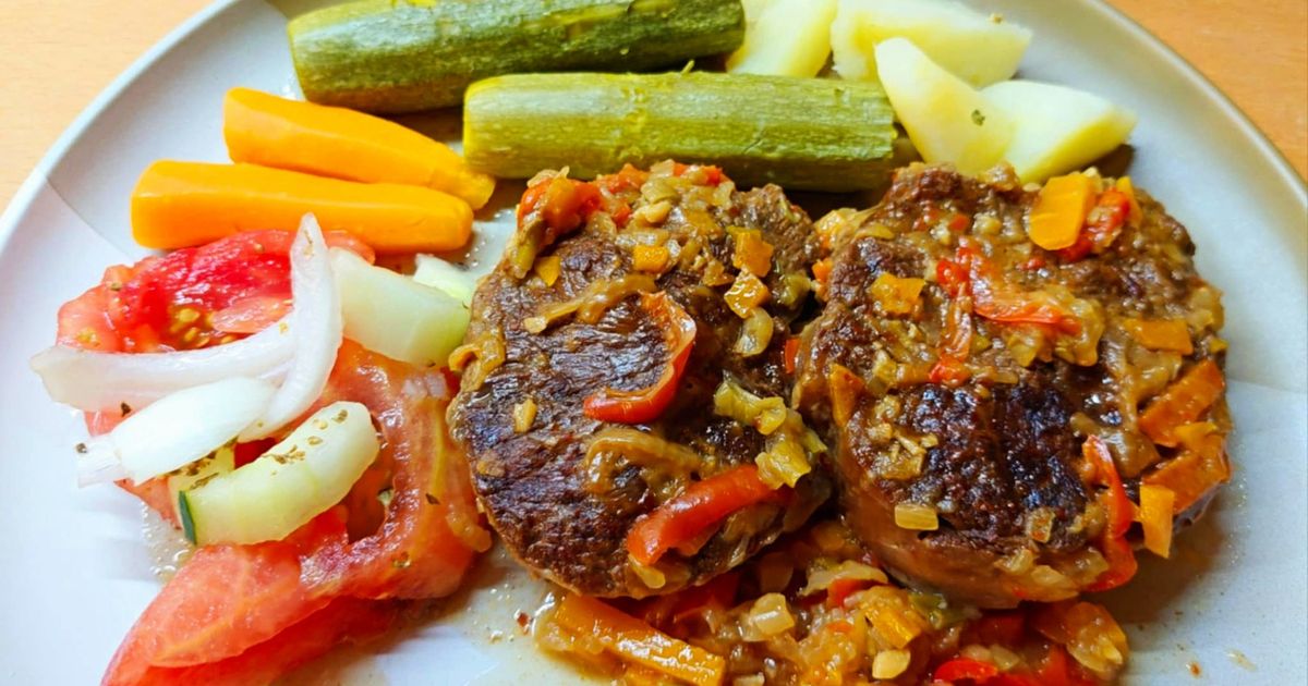 μοσχάρι λεμονάτο με σάλτσα λαχανικών C&G Συνταγή από τον/την Costas ...