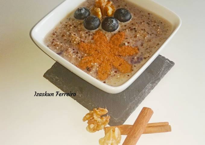 Dulce de quinoa con arándanos Receta de Izaskun Ferreiro Inza- Cookpad