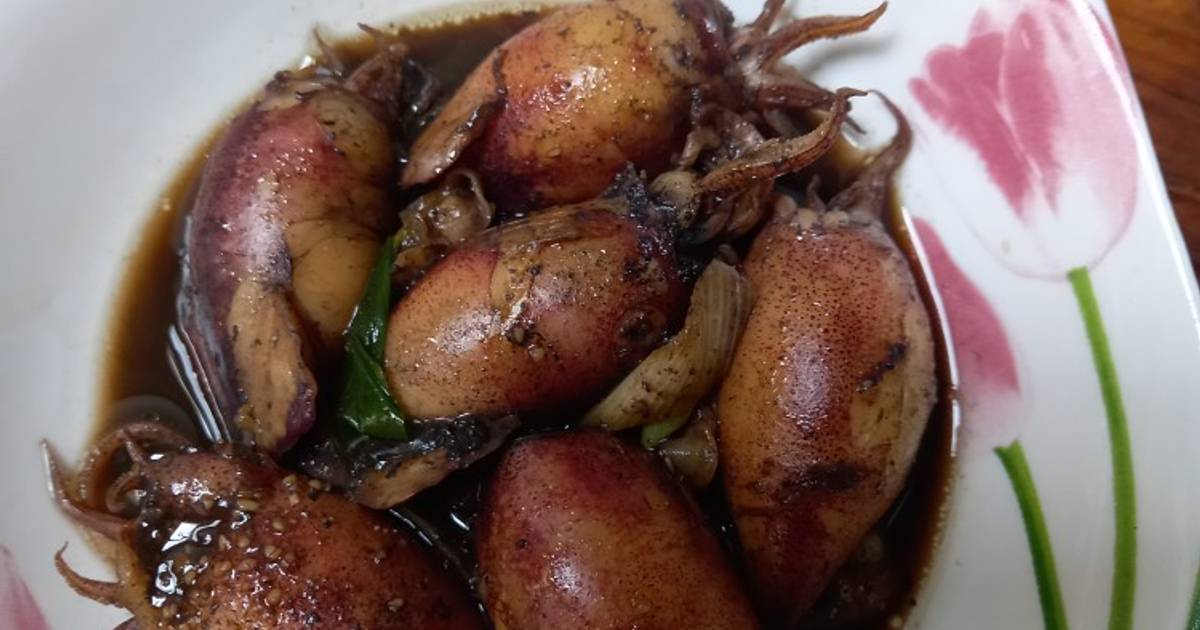 Resep Cumi cumi Hitam oleh 🌱Bunda Zaza - Cookpad