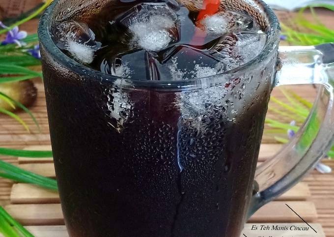 Resep Es Teh Manis Cincau oleh Fenny Hendri - Cookpad