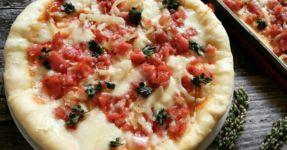 Resep Pizza Homemade oleh abira_ kitchen - Cookpad