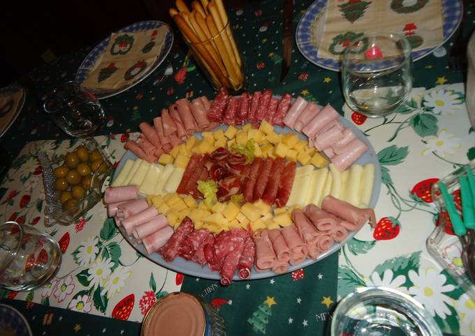 Entrada con Fiambres, Navidad y Año Nuevo (Picada) Receta de Ave HErix ...