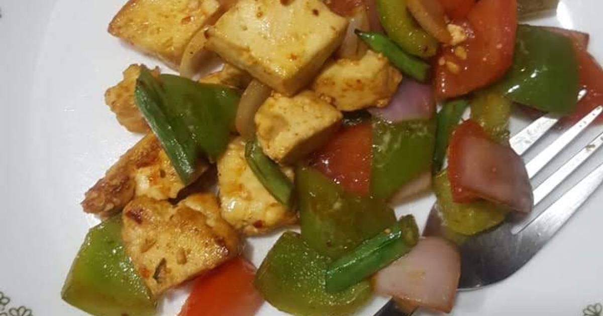 Panner stir fry Recipe by Health Through Food - Cookpad