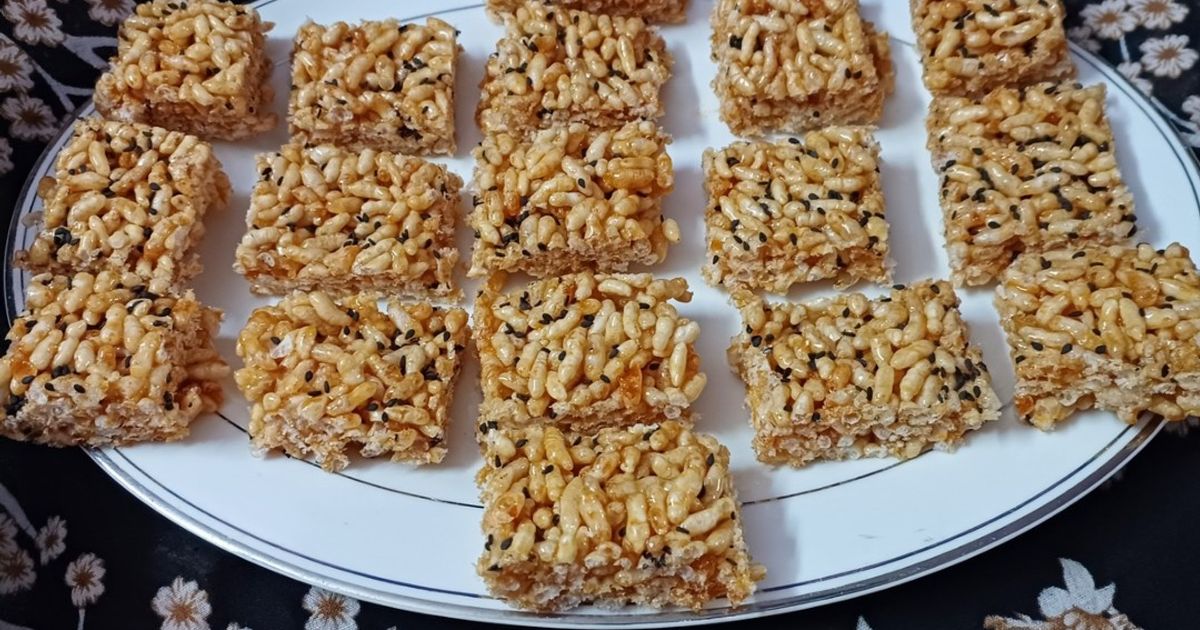 Puffed Rice Brittle Recipe by ZMA - Cookpad