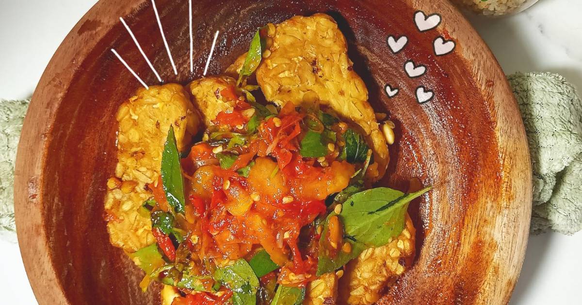 Resep Tempe Penyet Sambal Kemangi oleh Dapur Umbi Sari - Cookpad