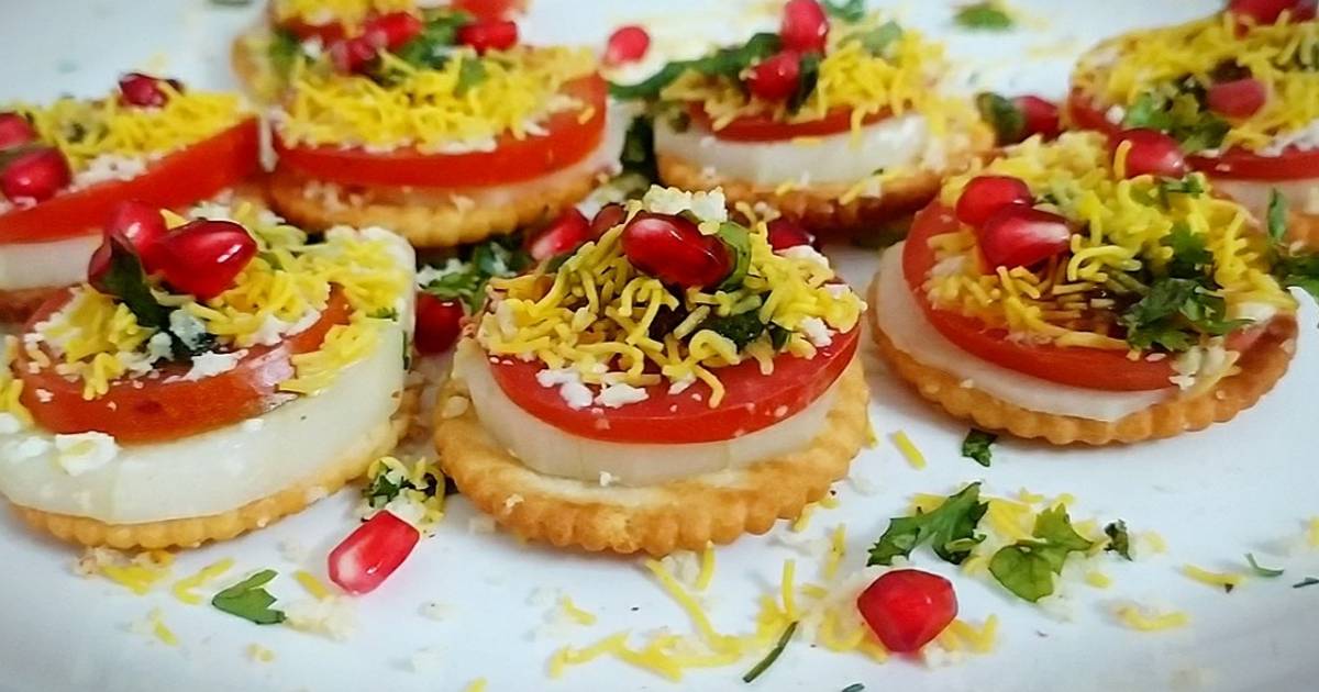 Monaco Biscuits Chat Recipe by Tasty Veg Cooking - Cookpad