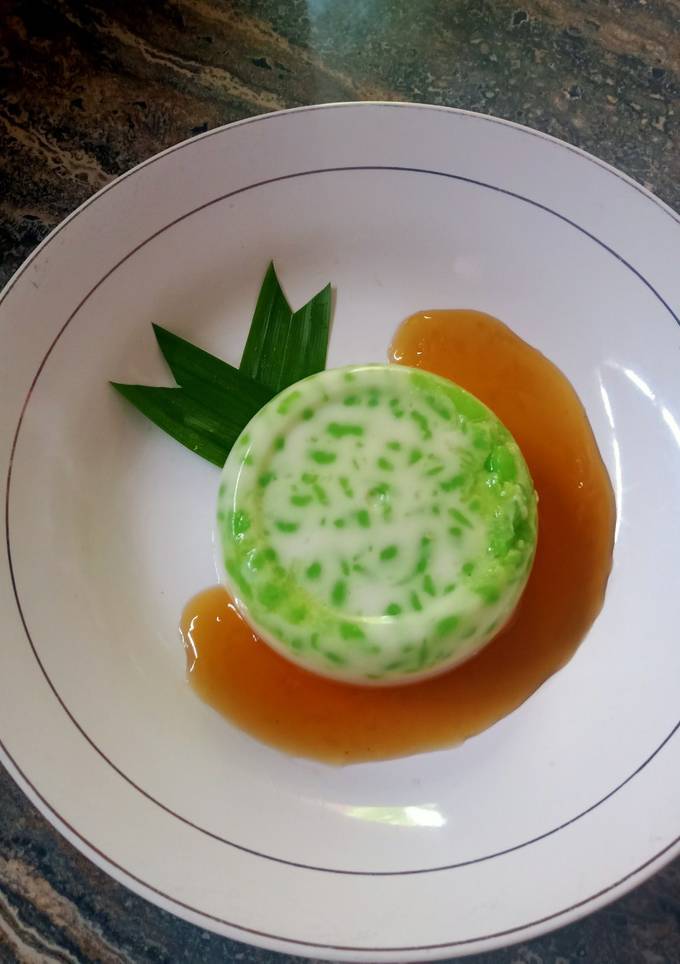 Resep Pudding Cendol Vla Gula Merah oleh Ken - Cookpad