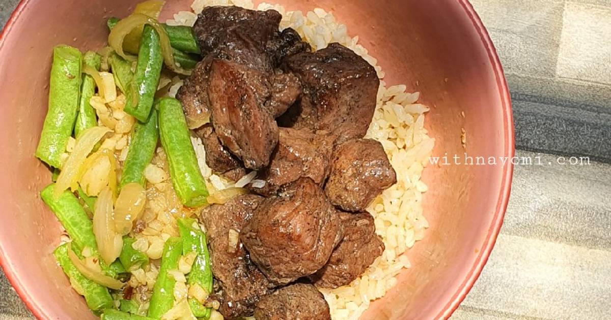 30 resep saikoro beef rice enak dan mudah - Cookpad