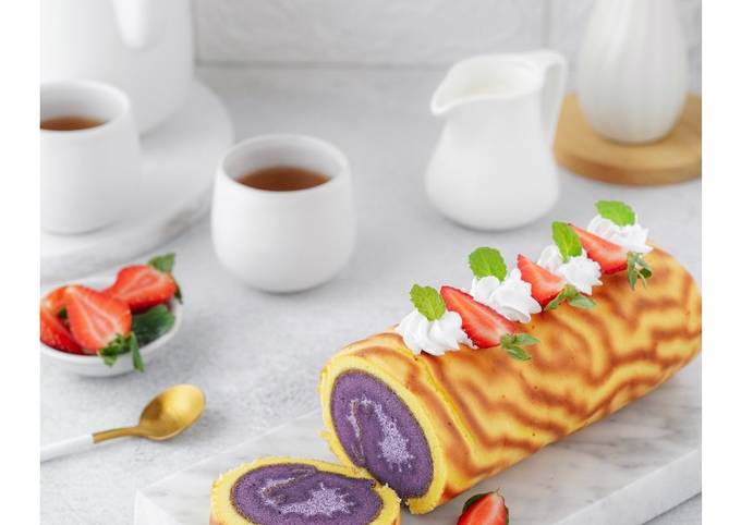 Resep Talas Tiger Skin Roll oleh Faluna's Kitchen - Cookpad