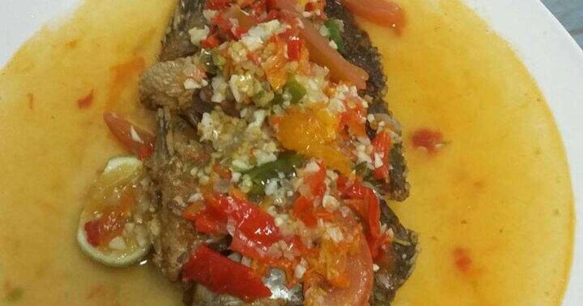 Resep Ikan gurame pecak sambal merah oleh cheff briliant - Cookpad