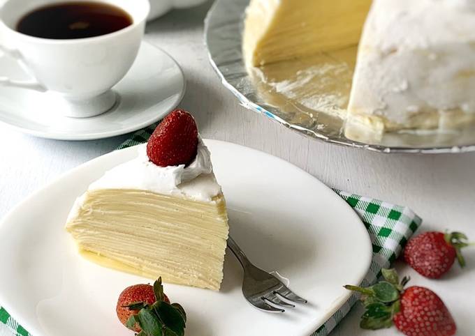 Resep Mille Crepes/Thousand layer Cake oleh Dewi audy's - Cookpad