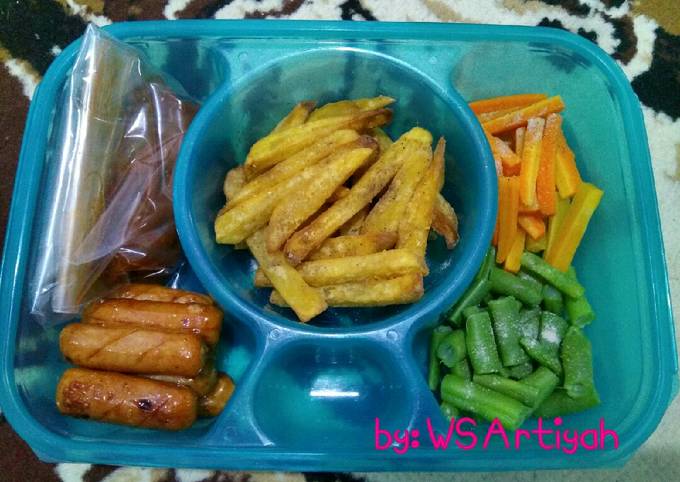 Resep Menu Diet ala ala (Rebusan, Kentang Goreng, Sosis bakar) oleh ...