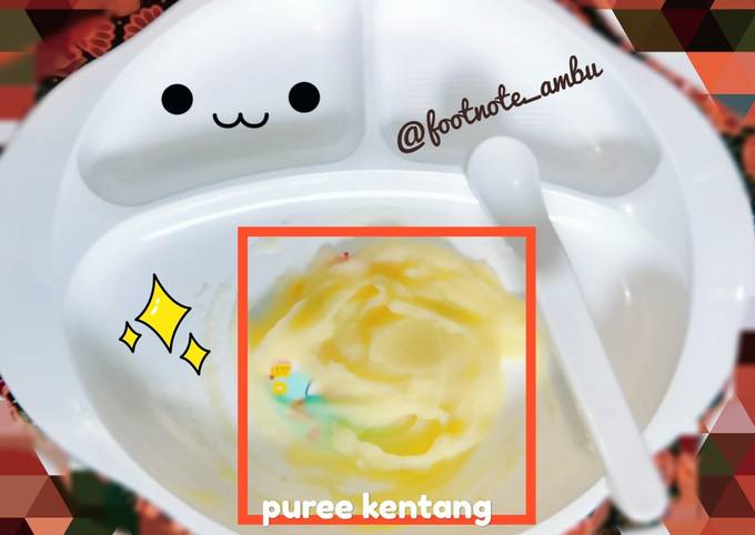 Resep Puree kentang mpasi 6 bulan + oleh Nurellah Sugiarti Ilmalia ...