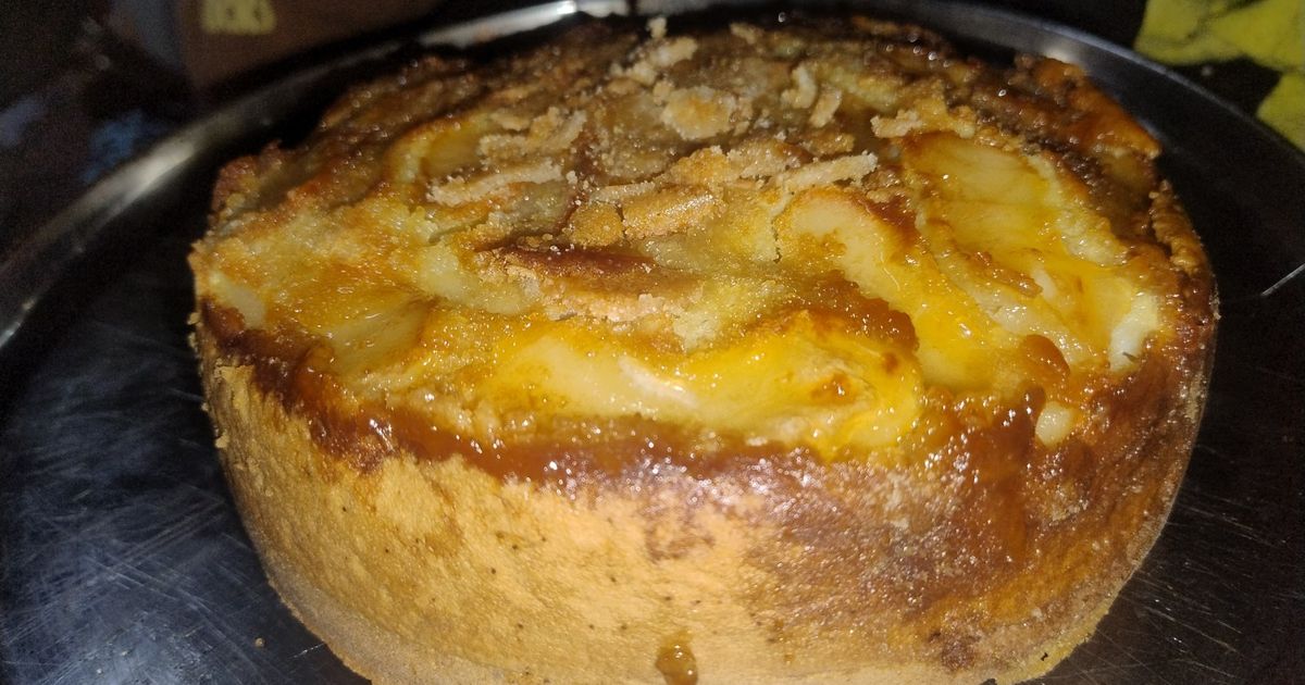 Torta Invertida De Manzana 🍏 Receta de Gabriela Medina- Cookpad