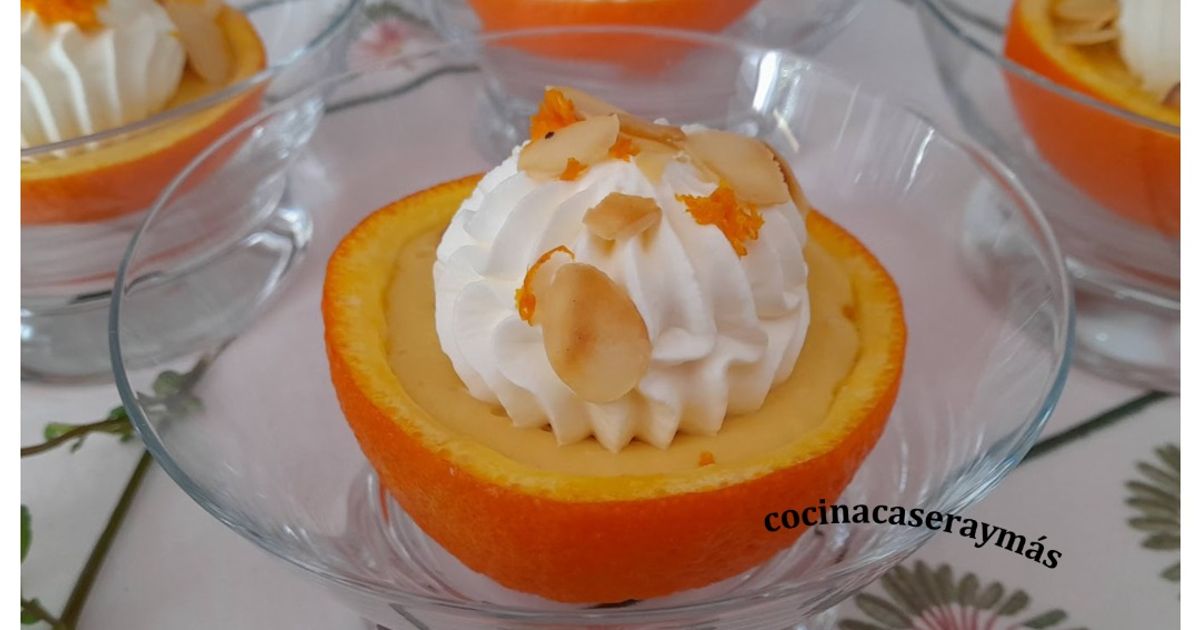 Postre Cremoso De Naranja Y Queso Sin Azúcar Receta de M.E.T.R. (MªElena)