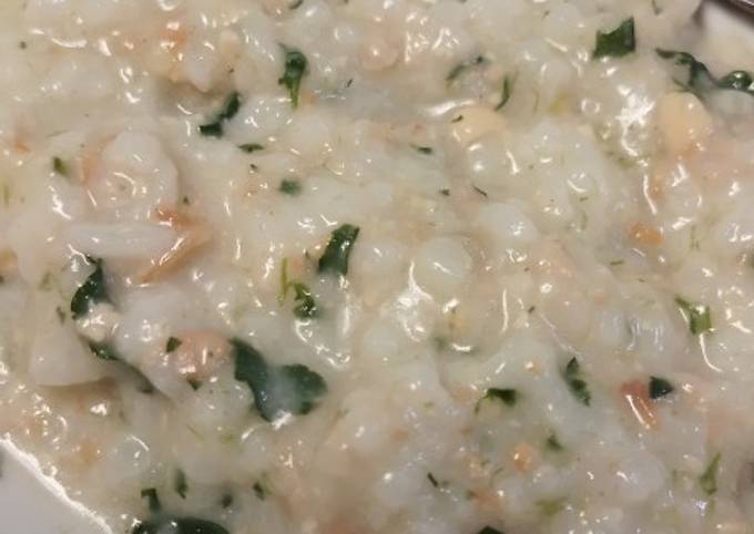 Resep Nasi lumat selada air dan tempe #MPASI oleh dina - Cookpad