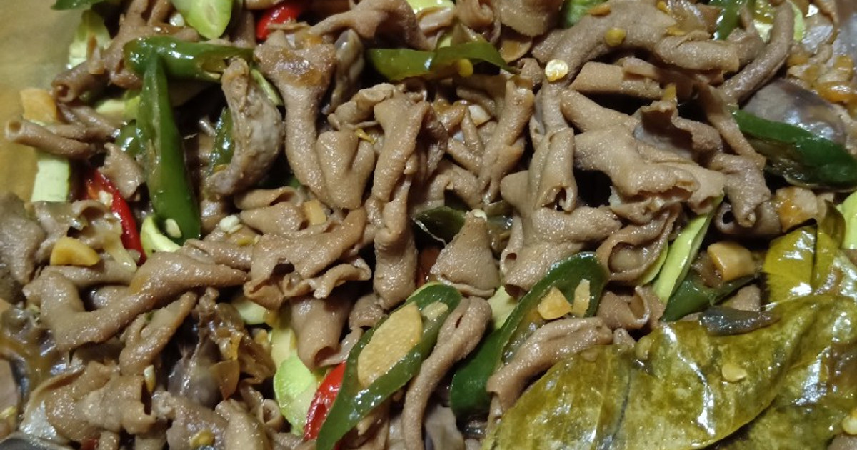 Resep Oseng Usus Pete Mantul oleh indah - Cookpad
