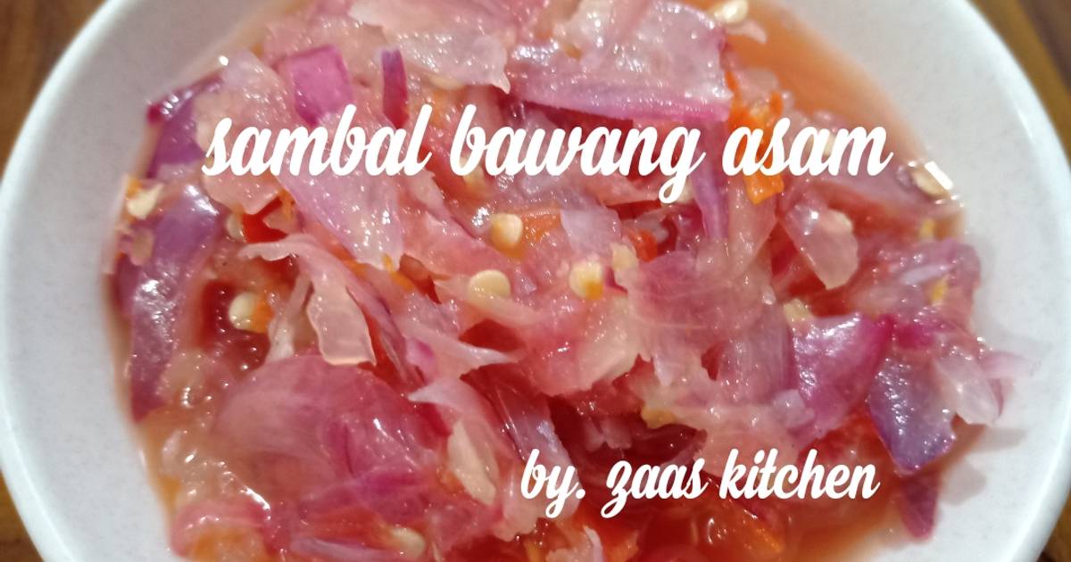 Resep Sambal bawang asam oleh Qie - Cookpad