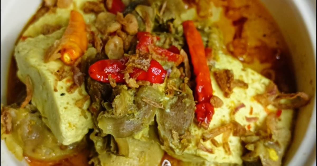 Resep 737. Kari Merah (Kepala, Leher, Ampela Ati Ayam dan Tahu) oleh ...