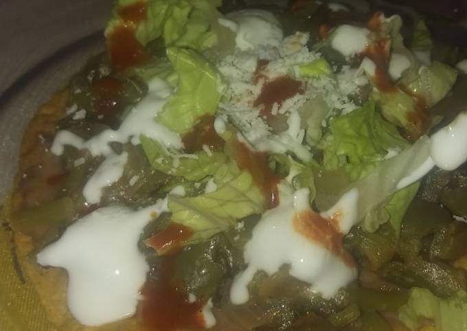 Tostada de Nopal con verdolaga y espinaca Receta de ErRorthik Taphie ...