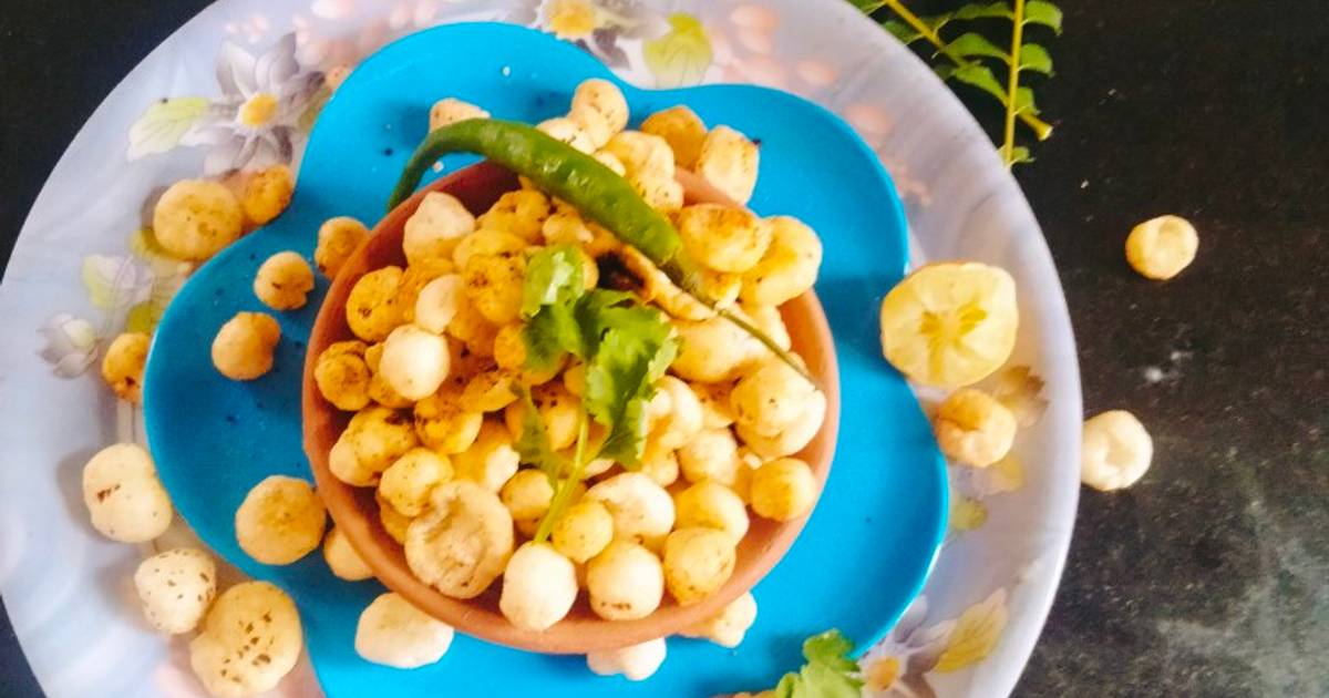 Masala makhana 😋 Dry Roast Makhana Recipe by Jyoti Prakash Assudani ...