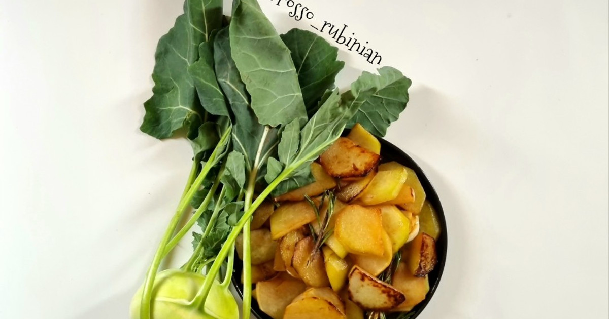 Ricetta Cavolo Rapa In Padella di rosso rubinian - Cookpad