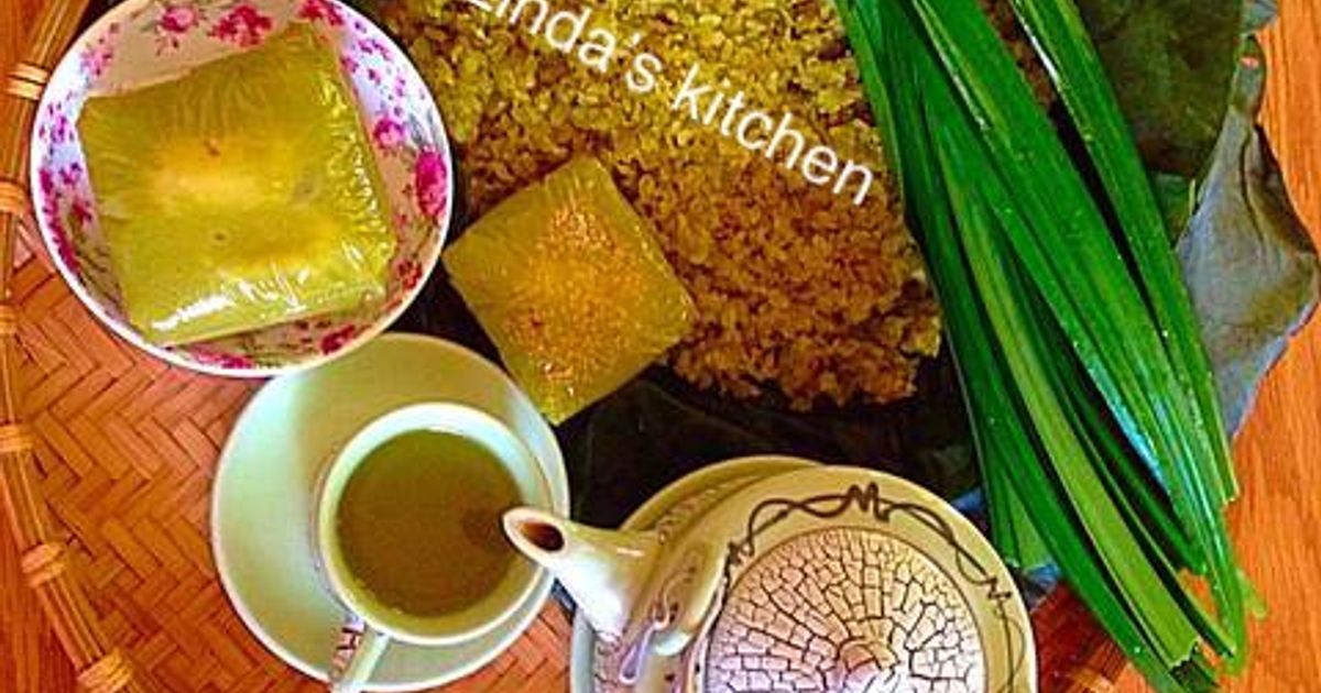 Hanoi Banh Com (Green Rice Cake) Recipe By Lavender