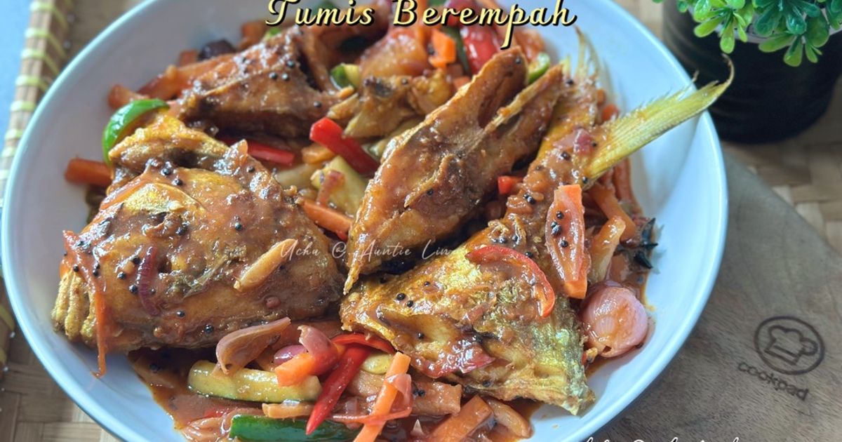 Resipi Acar Timun Berempah Dengan Ikan Gerang Goreng (Masak Cuka) oleh ...