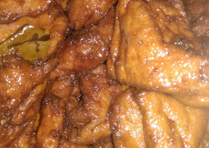 Resep Bacem tahu mateng simple(#tantanganakhirtahun#masakditahunbaru ...