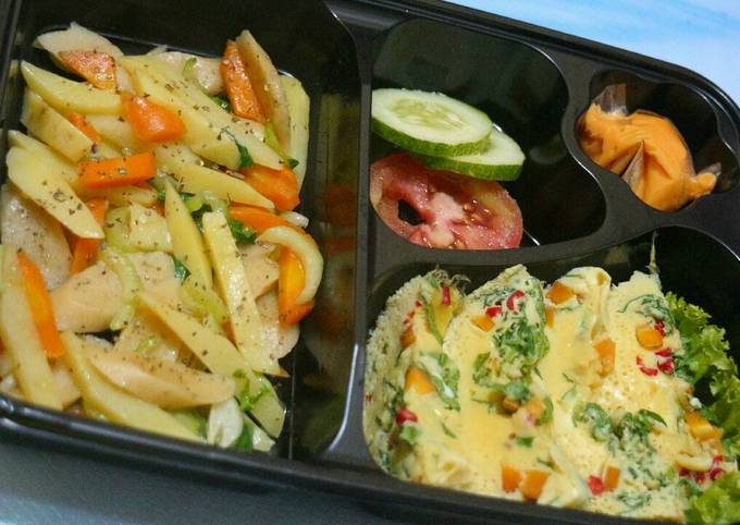 Resep Capcay vs omlette rebus oleh aanggiii_ - Cookpad