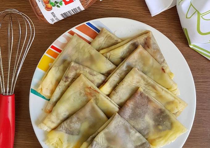 Resep Panekuk Nutella oleh lidia lestari - Cookpad