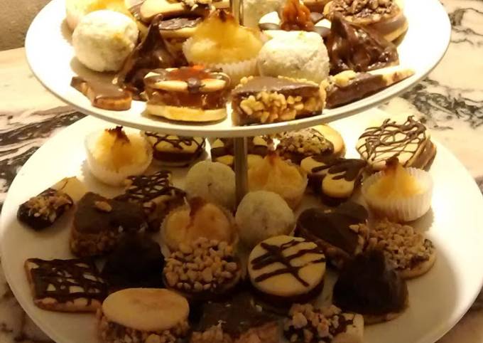 Masitas secas, rellenas, trufas y coquitos, conitos, cuadraditos de ...
