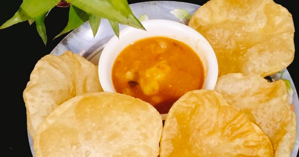 Bengali luchi puri 😋😋 Recipe by Jyoti Prakash Assudani - Cookpad