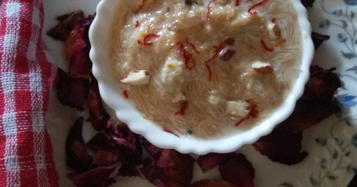 Shahi Sheer Khurma Recipe by Reena Verbey - Cookpad