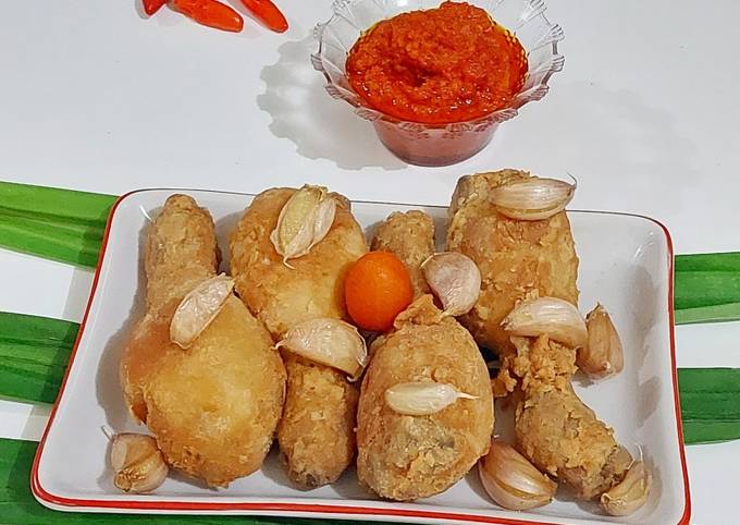 Resep Sambal Ala Kak Rose & Ayam Goreng Upin Ipin oleh asti - Cookpad