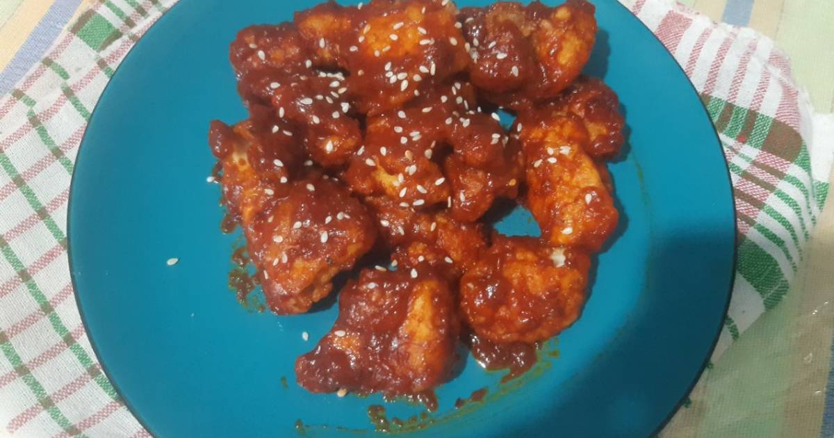 Resep Ayam Fried Chicken Saus Gochujang oleh Titi Sumarni - Cookpad