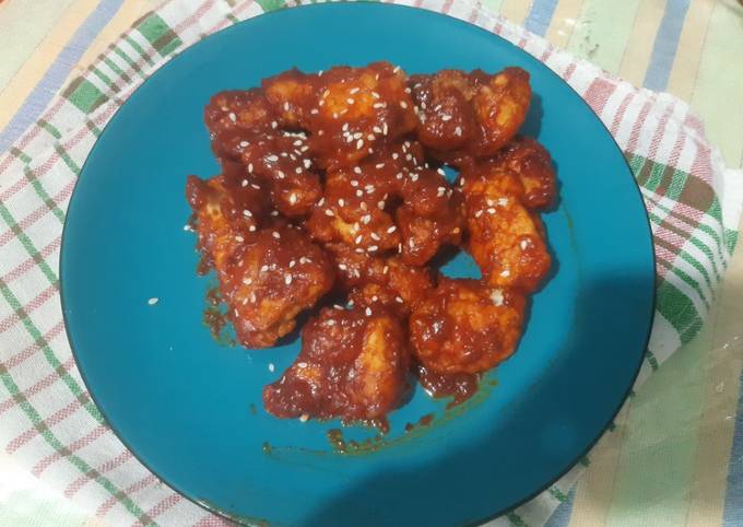Resep Ayam Fried Chicken Saus Gochujang oleh Titi Sumarni - Cookpad