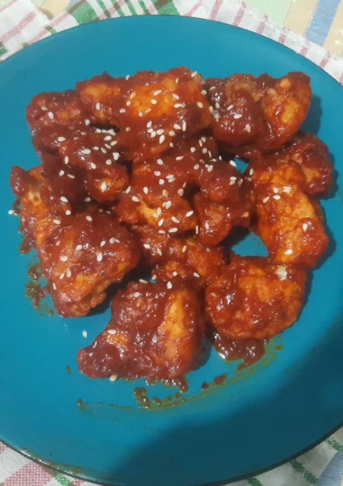 Resep Ayam Fried Chicken Saus Gochujang oleh Titi Sumarni - Cookpad