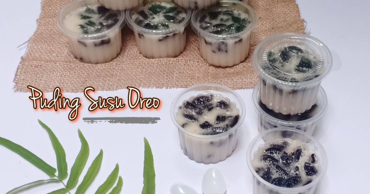 Resep Puding Susu Oreo oleh Nining Sari_3R - Cookpad