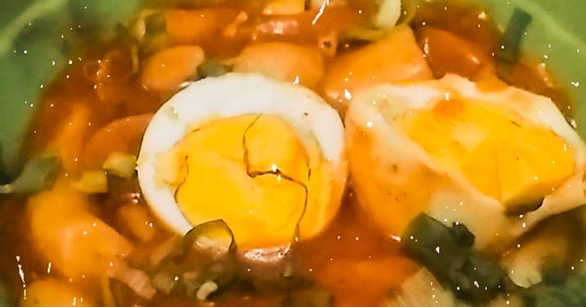 Resep Tteokbokki with homemade gochujang sauce oleh Kartika Candra M ...