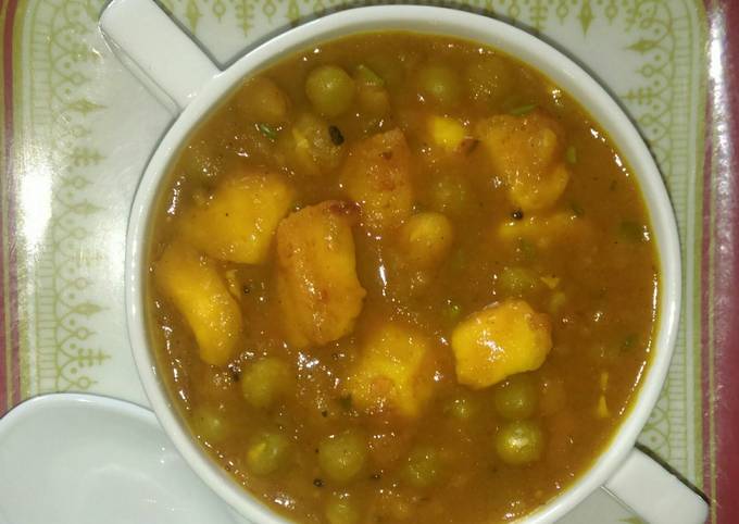 Matar paneer Recipe by Aneeta Rai - Cookpad