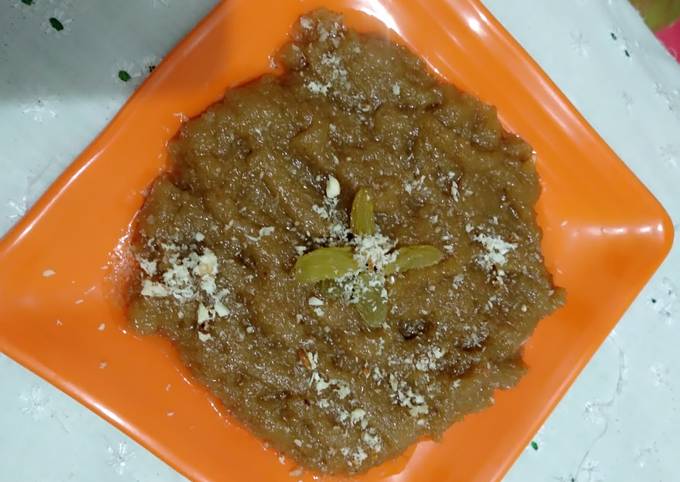 Wheat flour Halwa Recipe by Divya Rohit Sukhija - Cookpad