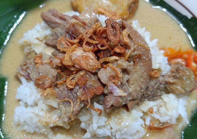 Resep Nasi Gandul Khas Pati Jawa Tengah oleh Thea.tantia - Cookpad