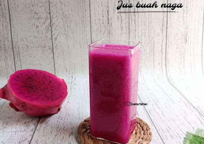 Resep Jus buah naga oleh Mama fathan - Cookpad