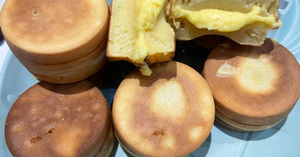 Resep Custard cream pancake oleh Babyzell.id - Cookpad