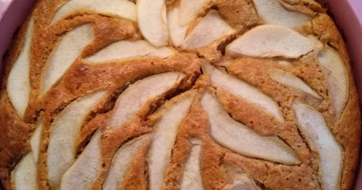 Torta de pera saludable Receta de Alejandra Gomez- Cookpad
