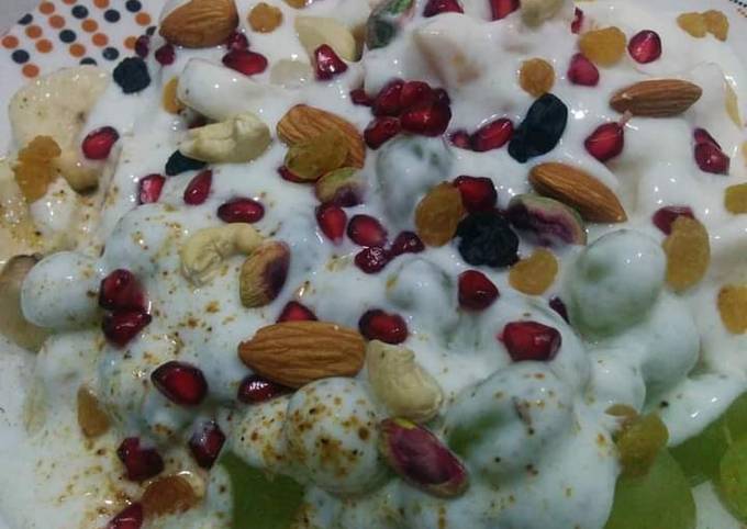 Dry Fruit Chaat Recipe by Bint E Umar - Cookpad