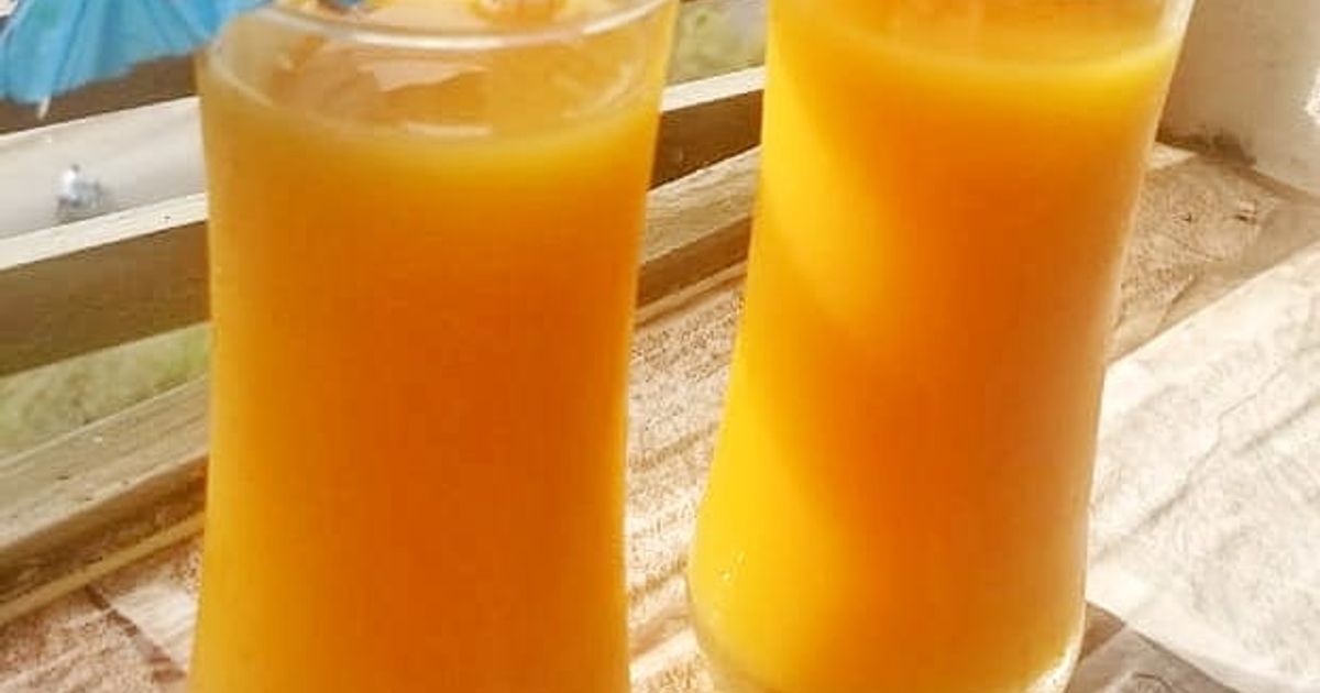 Mango Squash Recipe by Huzaifa Bilal - Cookpad