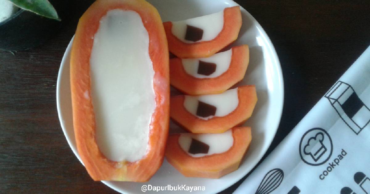 40 resep puding pepaya susu coklat enak dan mudah - Cookpad