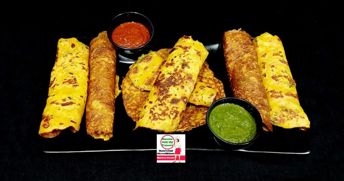 Mix Veg Besan Chilla Recipe by Manisha Sampat - Cookpad